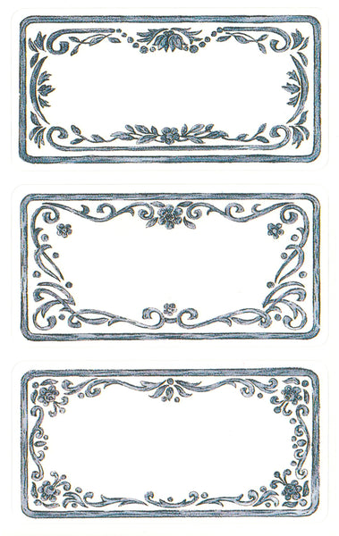 Rustic Floral Flourish Labels - Stickers – Rose Mille