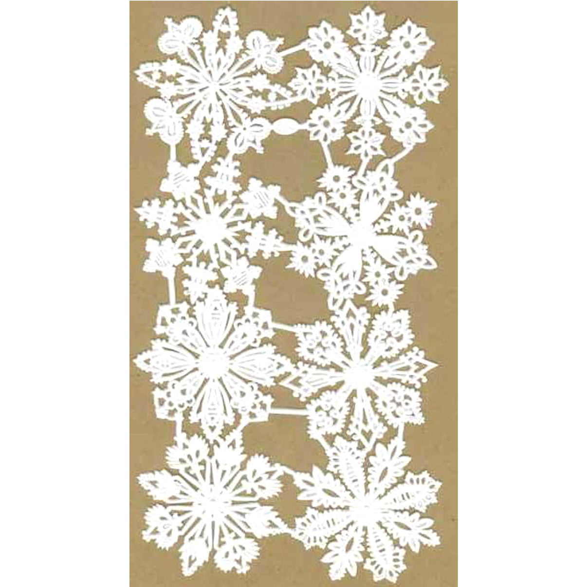 Snowflake Rosette, Dresden Die-Cut – Rose Mille