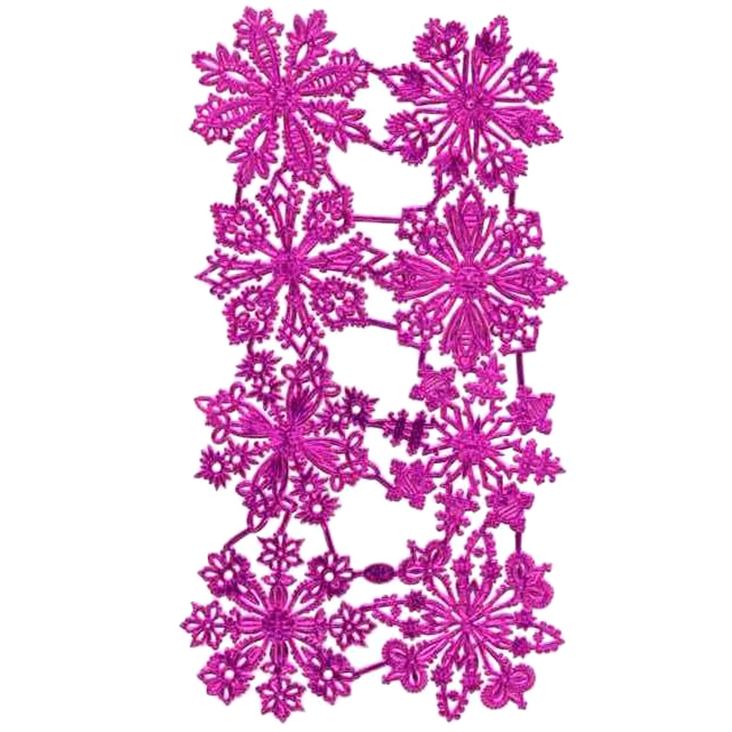 Snowflake Rosette, Dresden Die-Cut – Rose Mille