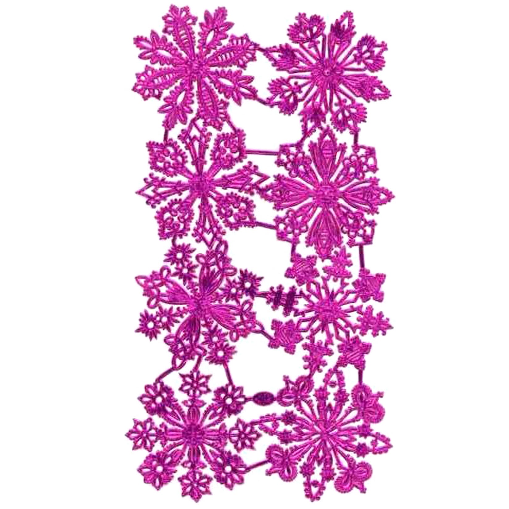 Snowflake Rosette, Dresden Die-Cut – Rose Mille