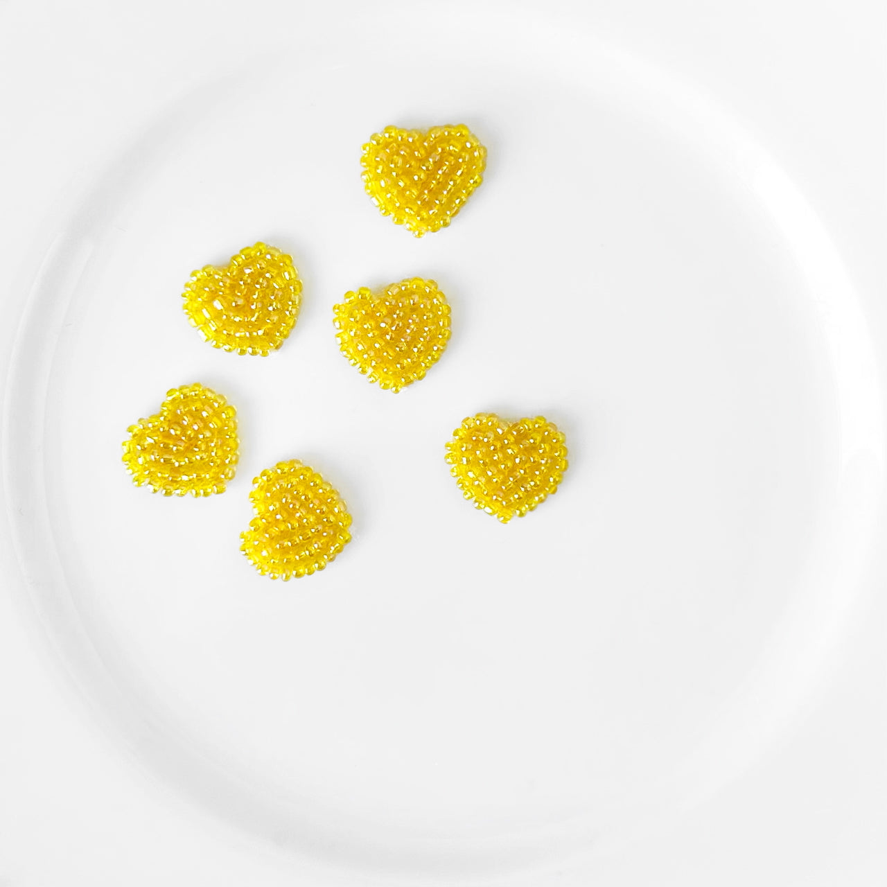 Beaded Flower with Stem Applique – Rose Mille