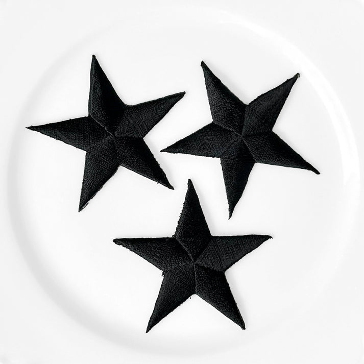 Embroidered Star Applique – Rose Mille