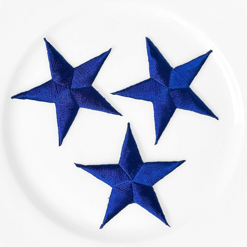 Embroidered Star Applique – Rose Mille