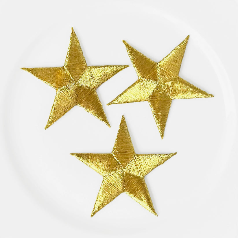 Embroidered Star Applique – Rose Mille