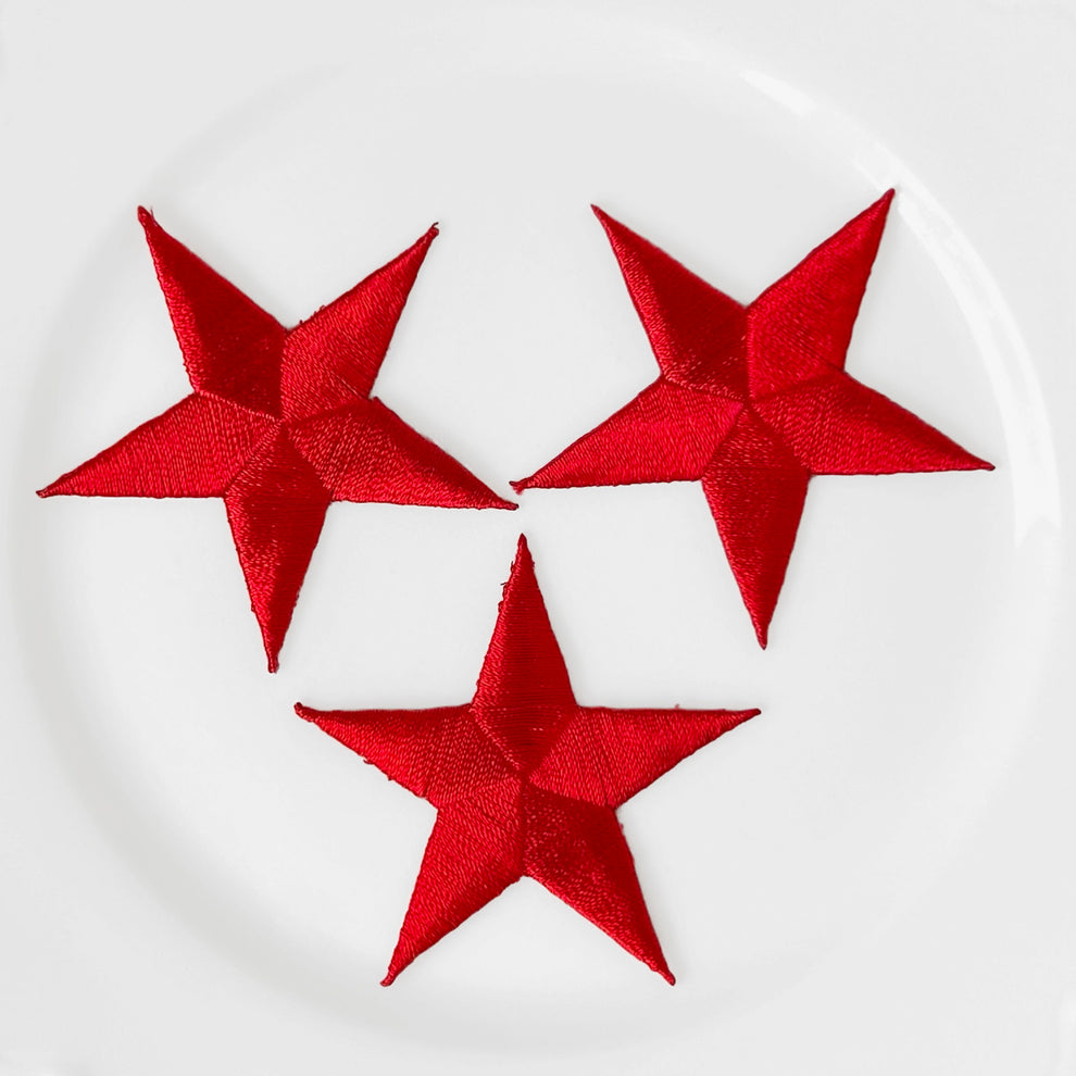 Embroidered Star Applique – Rose Mille