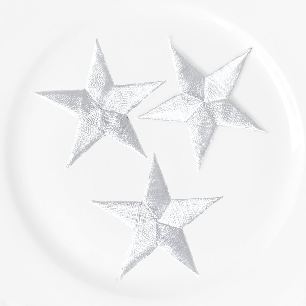 Embroidered Star Applique – Rose Mille