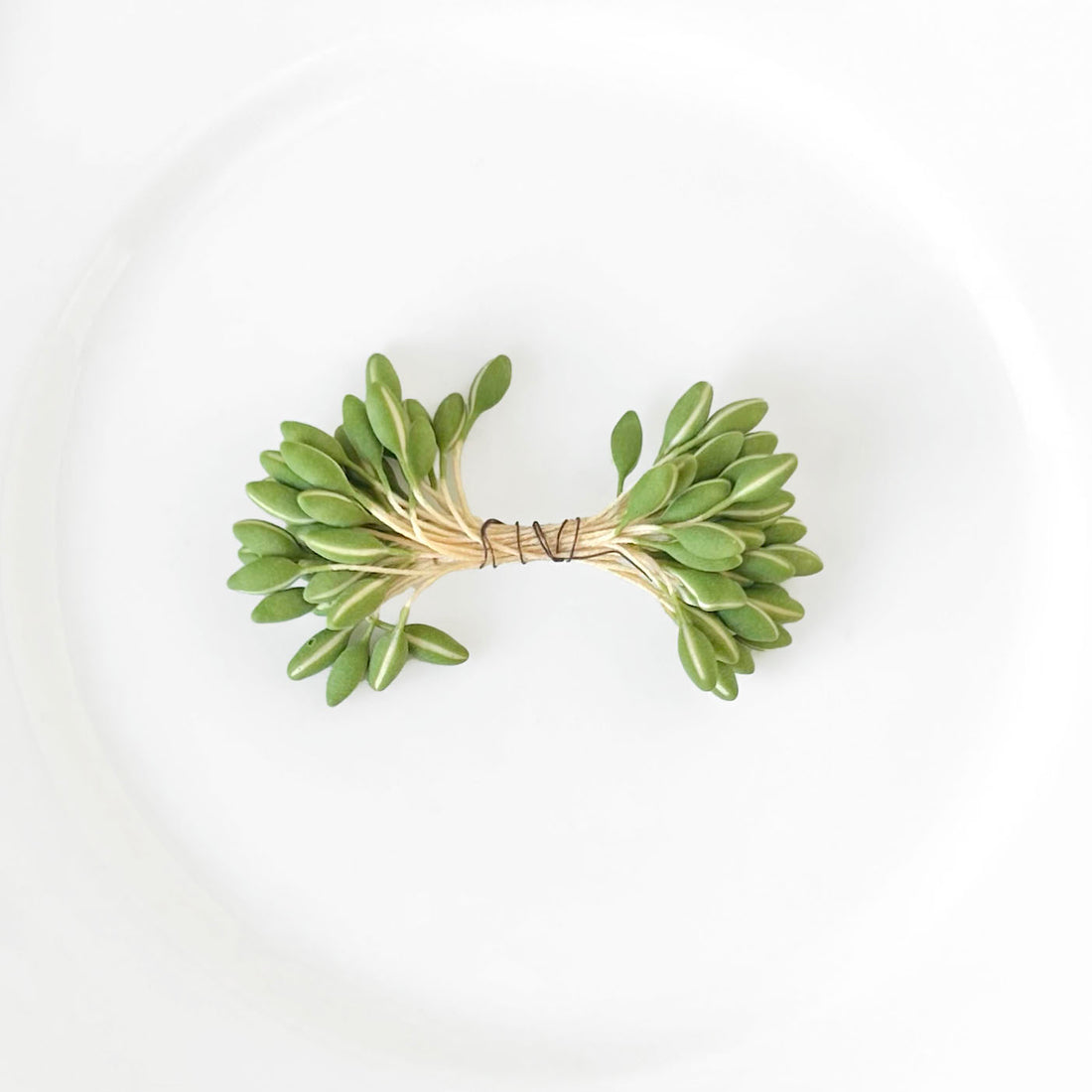Double Sided Green Flower Buds - Vintage – Rose Mille