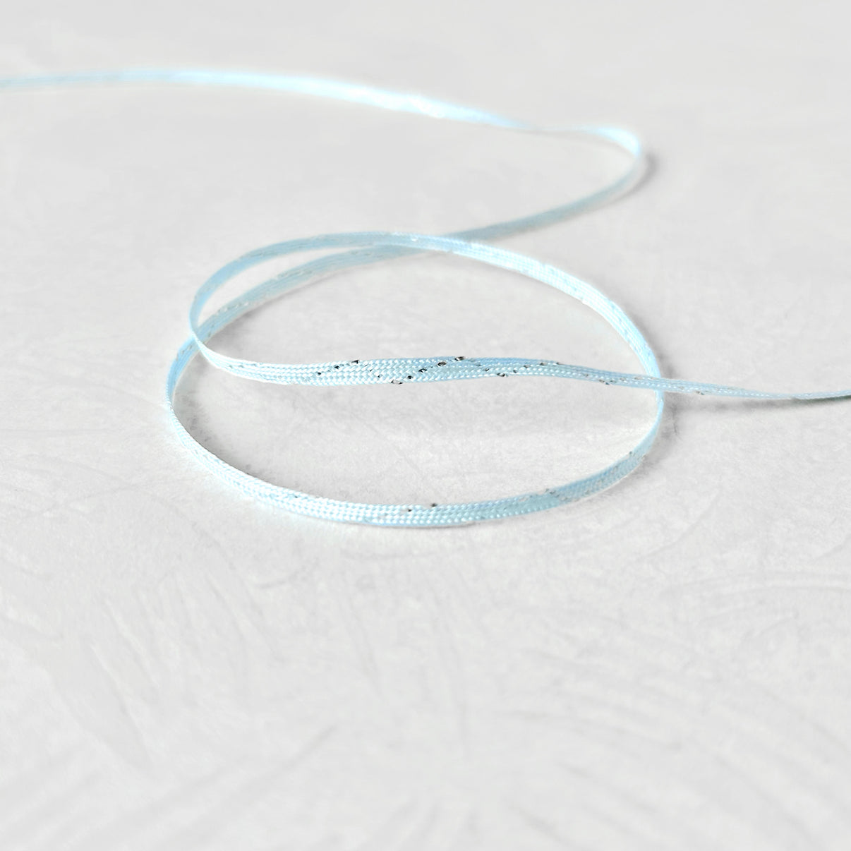 Light Blue & Metallic Silver Trim – Rose Mille