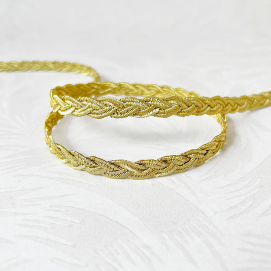 Metallic Gold Braid 3/8" – Rose Mille