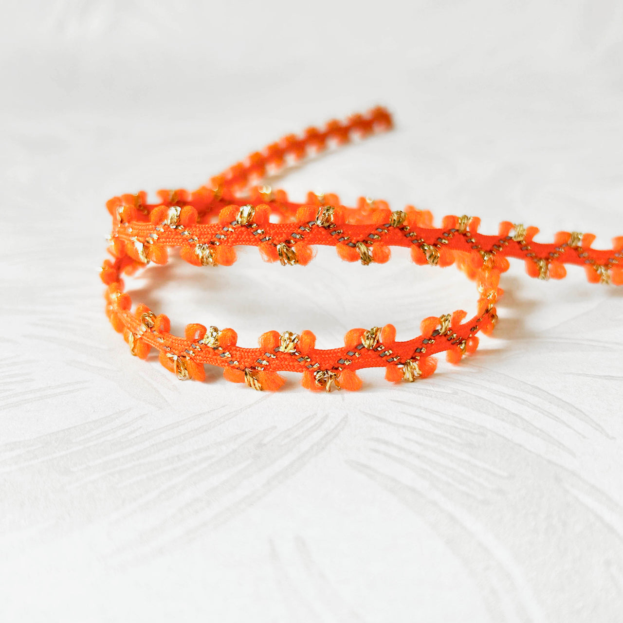 Metallic Triple Loop Edge Braid – Rose Mille