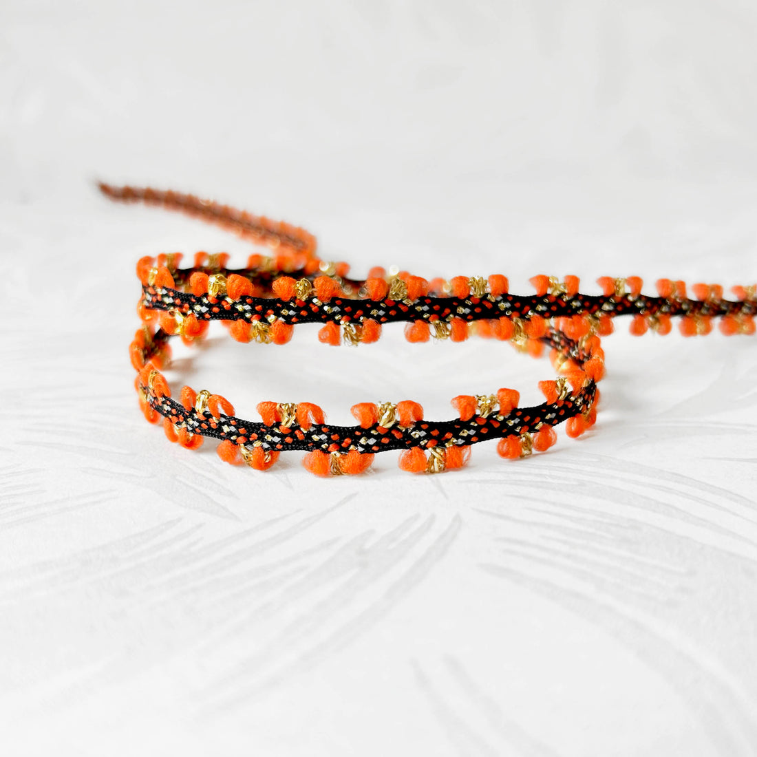 Metallic Triple Loop Edge Braid – Rose Mille