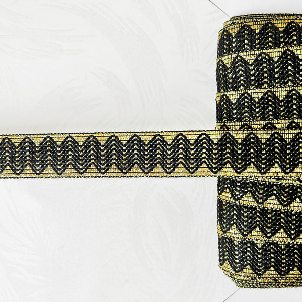 Metallic Zig Zag Braid – Rose Mille