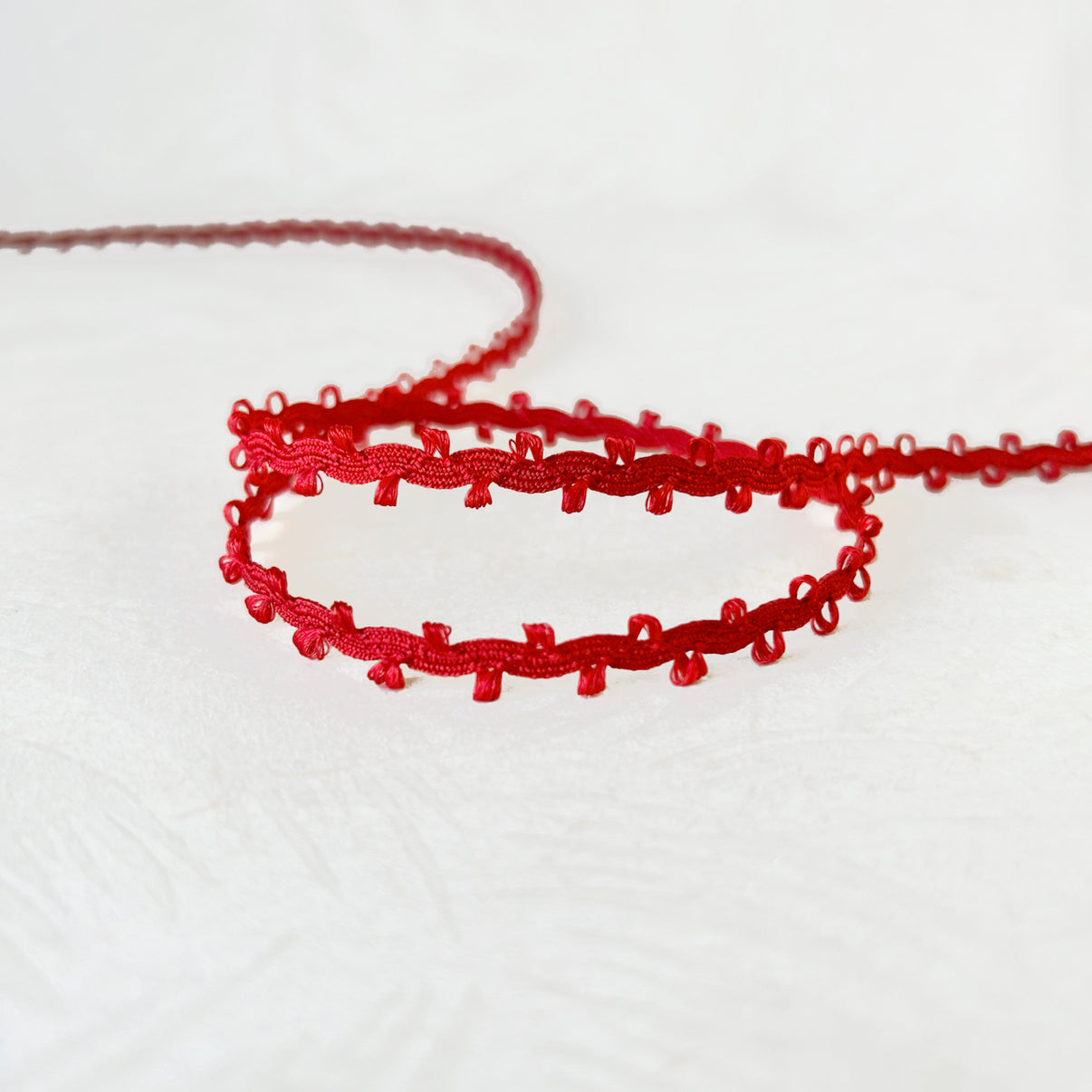 Red Picot Edge Trim – Rose Mille