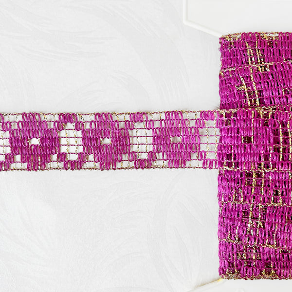 Wired Metallic Braid – Rose Mille