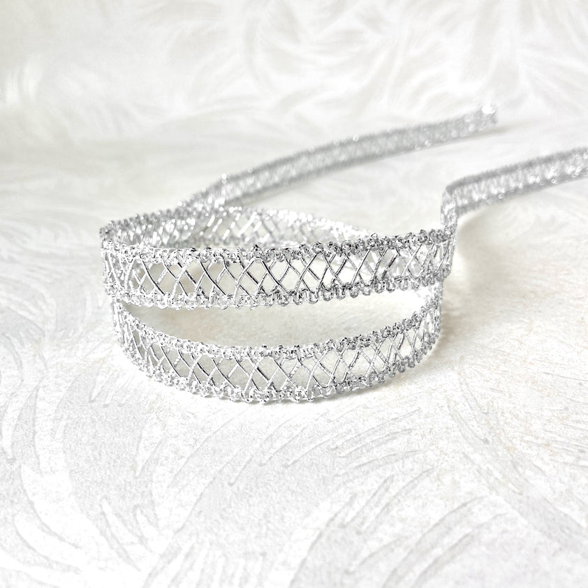 Wired Metallic Fence Braid – Rose Mille