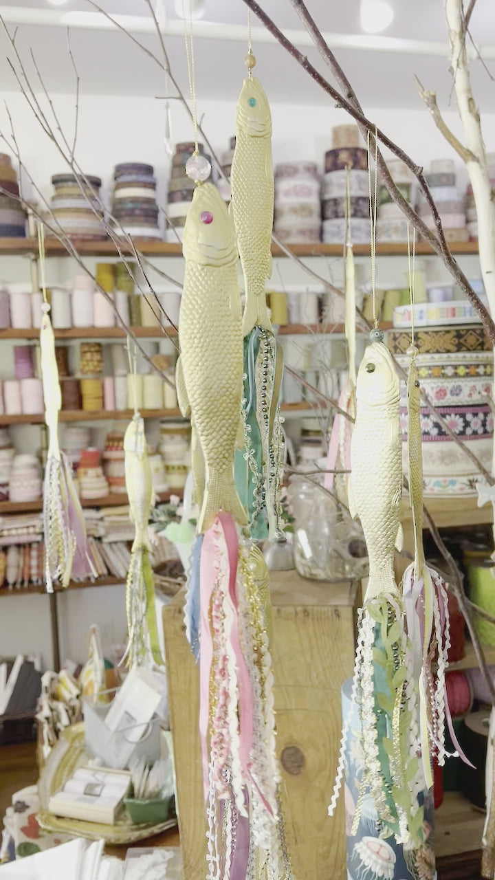 Magical Dresden Fish Ornament – Rose Mille