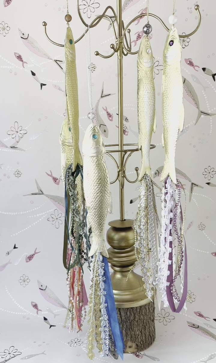 Magical Dresden Fish Ornament – Rose Mille