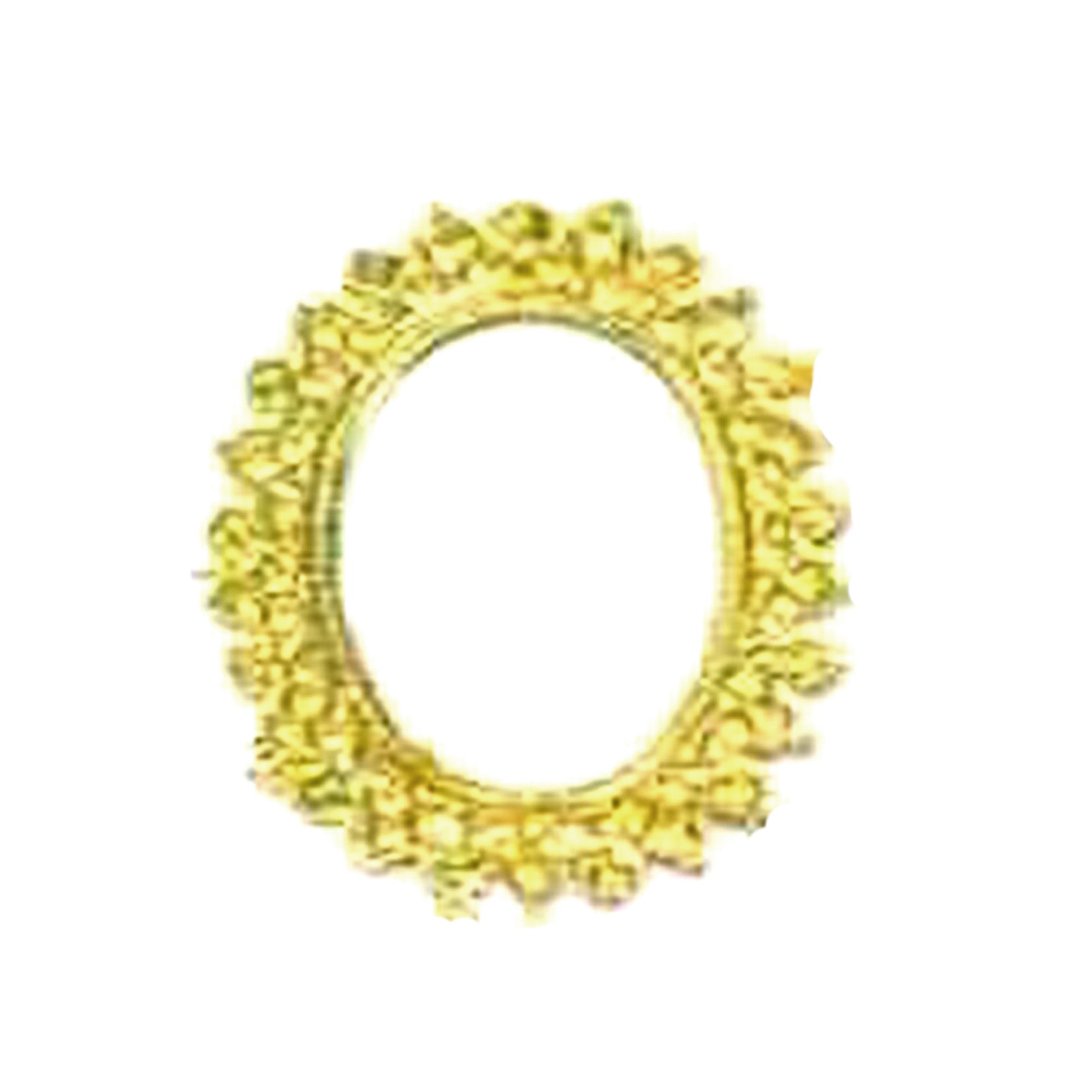 Oval Frame, Dresden Trim – Rose Mille