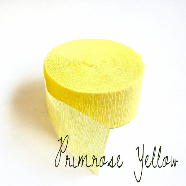Crepe Paper Streamers (rolls) – Rose Mille