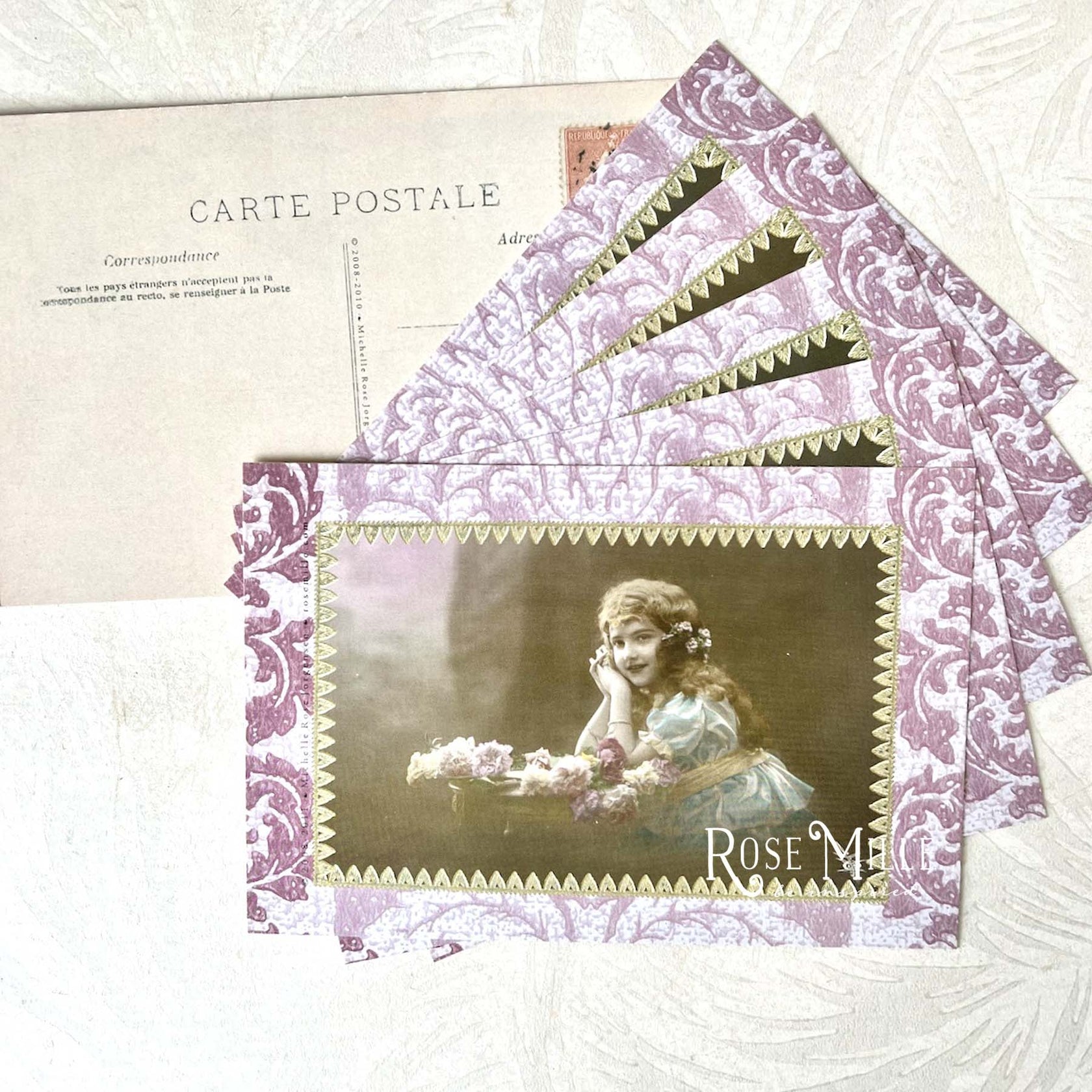 French Post Cards – Rose Mille