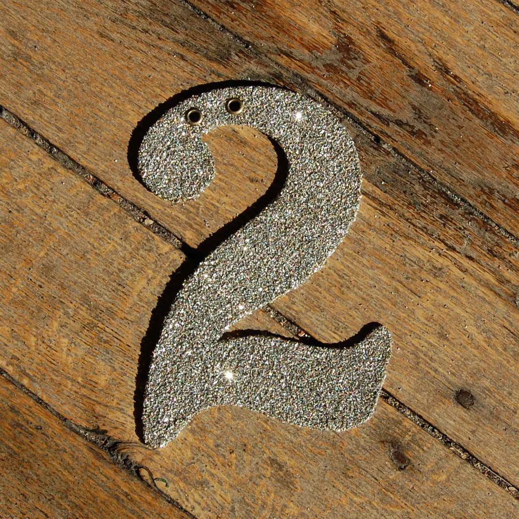 Glass Glitter Letters and Numbers – Rose Mille