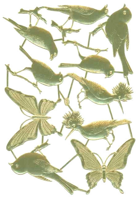 Birds, Dresden Trim – Rose Mille