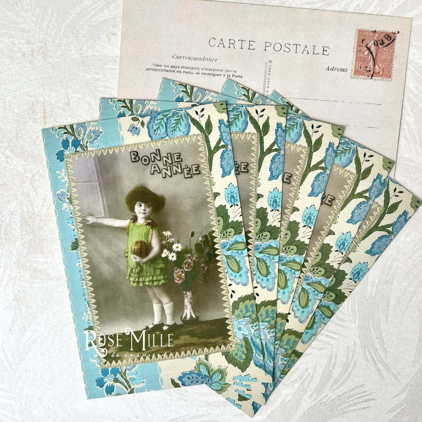 French Post Cards – Rose Mille