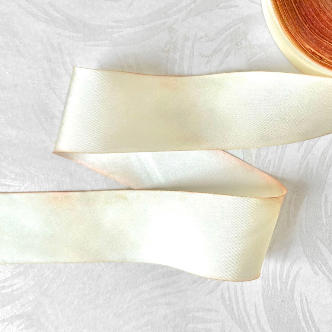 Hand Dyed Silk Satin Ribbon – Rose Mille