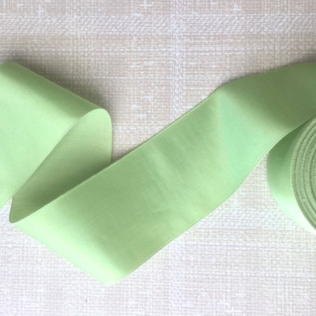 Vintage Single Sided Silk Satin Ribbon – Rose Mille